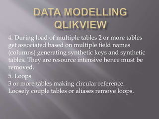 Data modelling qlik view | PPTX | Databases | Computer Software and Applications