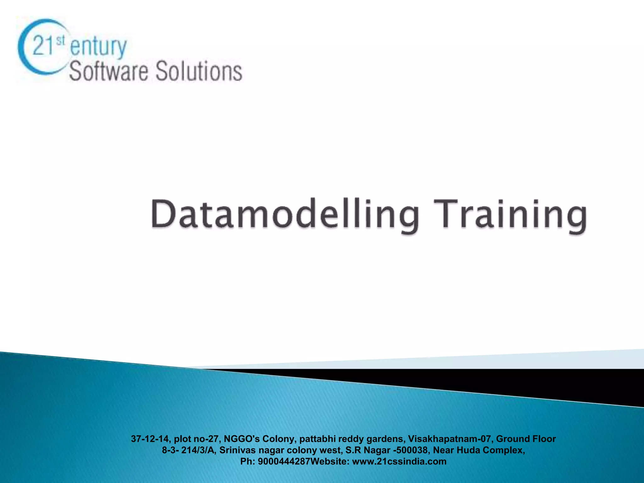 Datamodelling training | PPTX