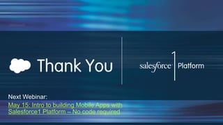 Salesforce1 Platform: Data Model, Relationships and Queries Webinar | PPT