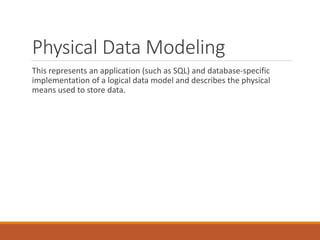 Data models | PPT