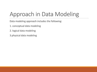 Data models | PPT