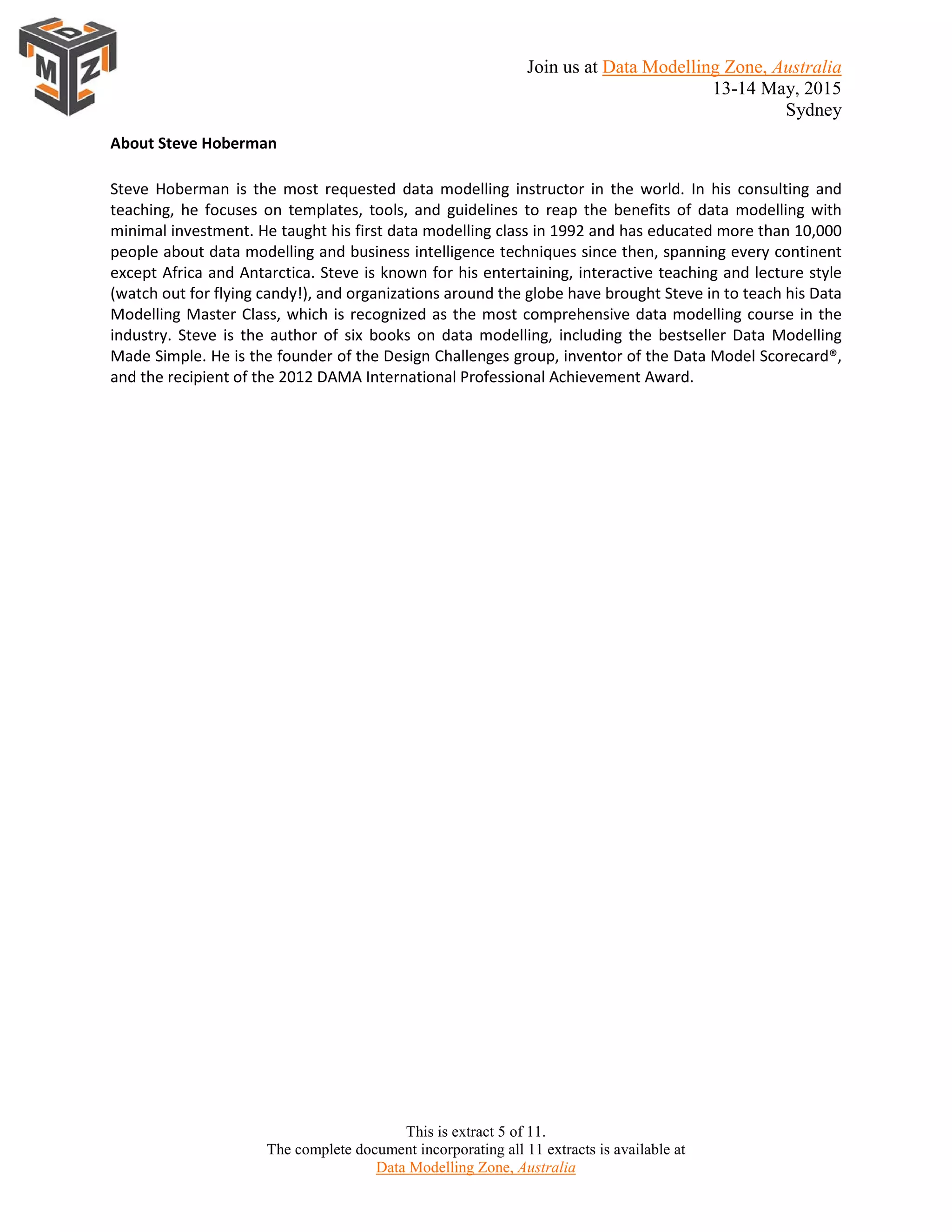 Data model scorecard (Article 5 of 11) | PDF