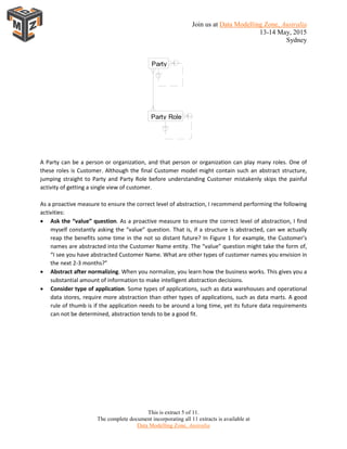 Data model scorecard (Article 5 of 11) | PDF