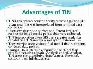 Data models in geographical information system(GIS) | PPTX