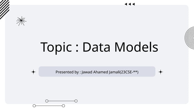 Data Models PPT DBMS.pptx (Data Base Management | PPTX