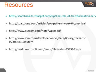 SOA Pattern: Data Model Transformation | PPT