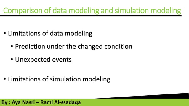 Data model vs simulation model in big data | PPT