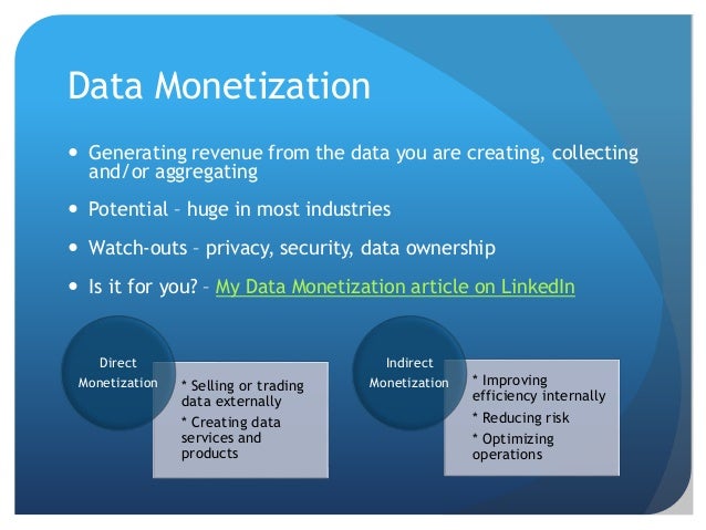 Data monetization presentation-final
