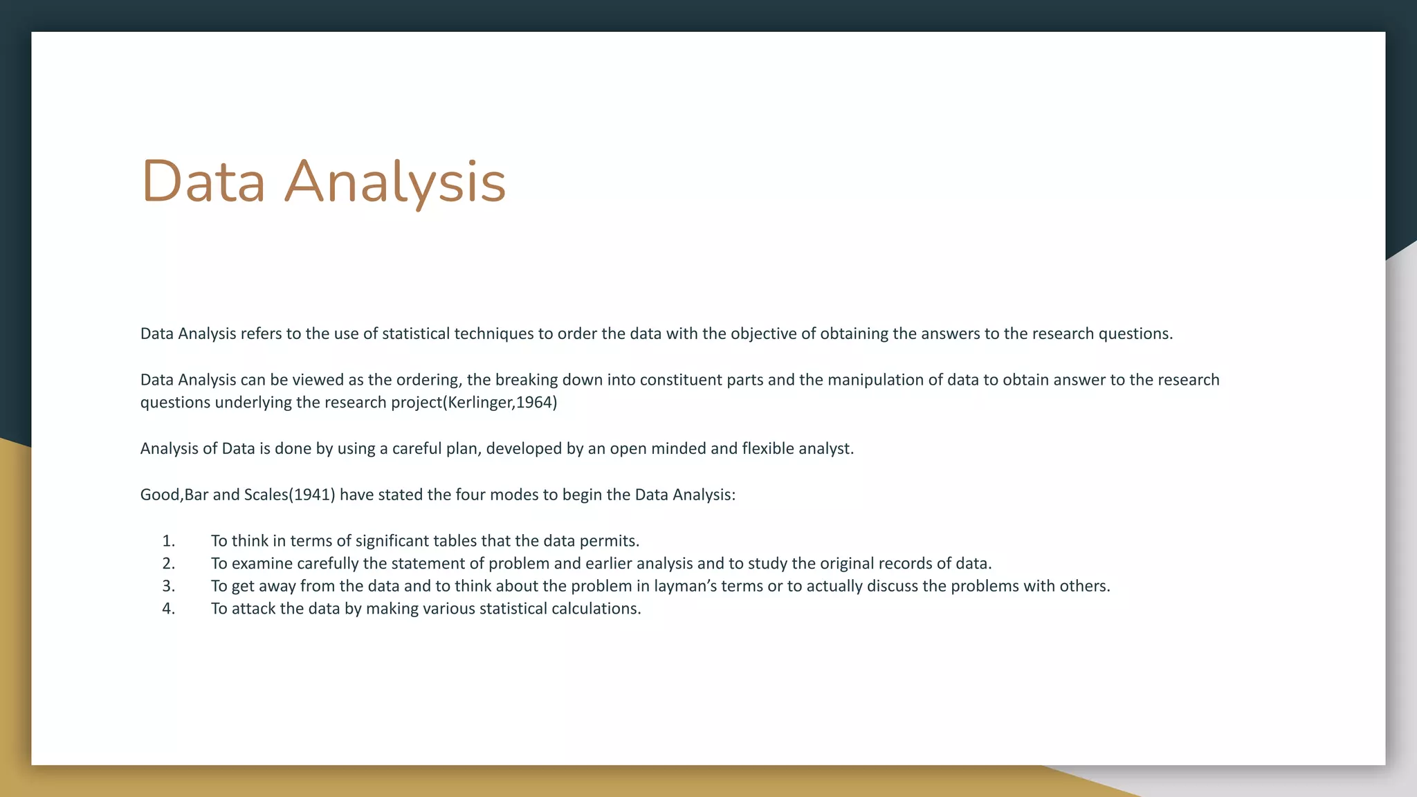 Dat analysis part i | PPT