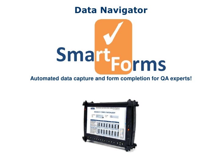 Data Navigator Smartforms Overview