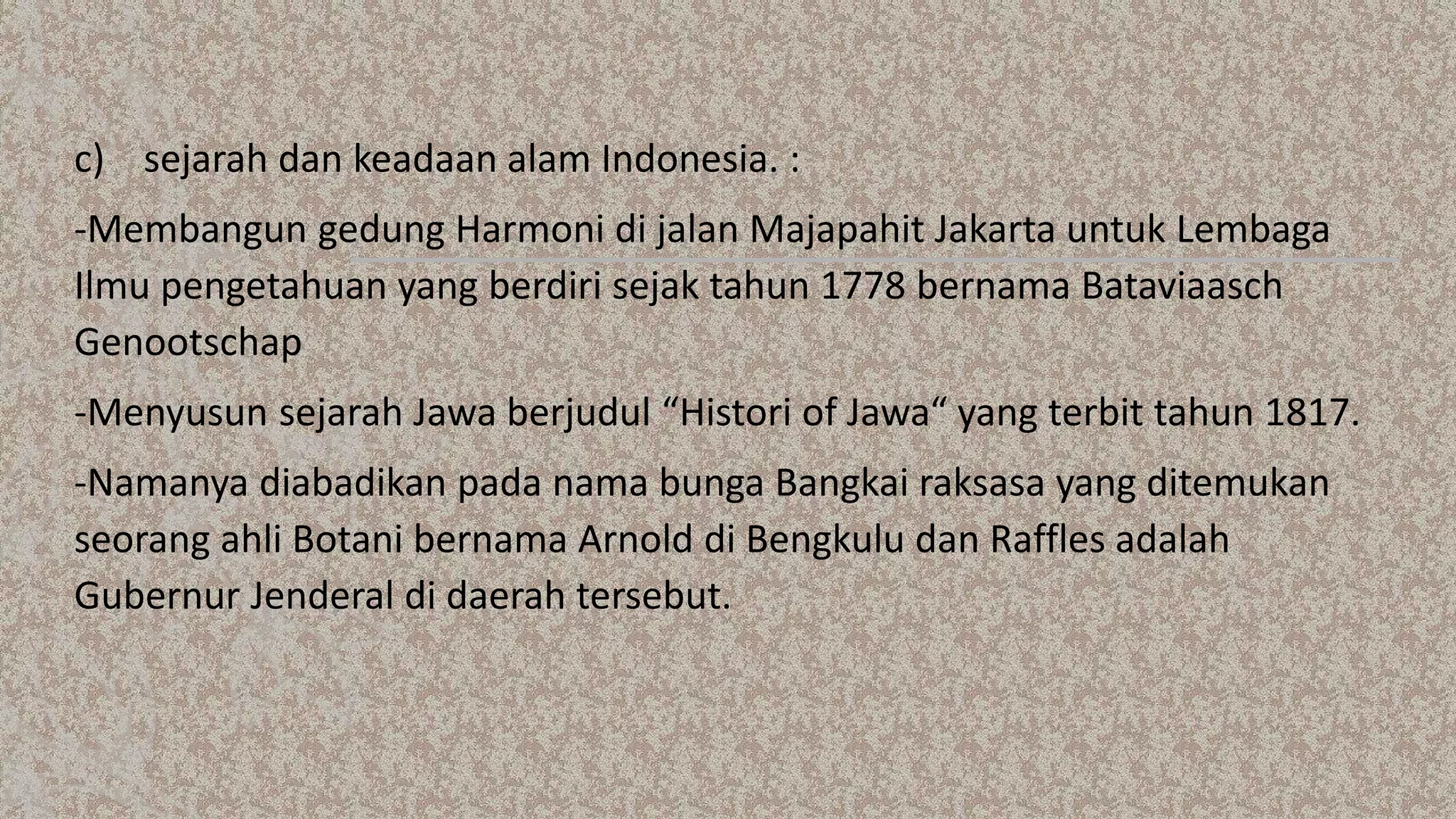 Datangnya bangsa inggris ke indonesia | PPTX