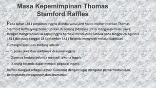 Datangnya bangsa inggris ke indonesia | PPTX