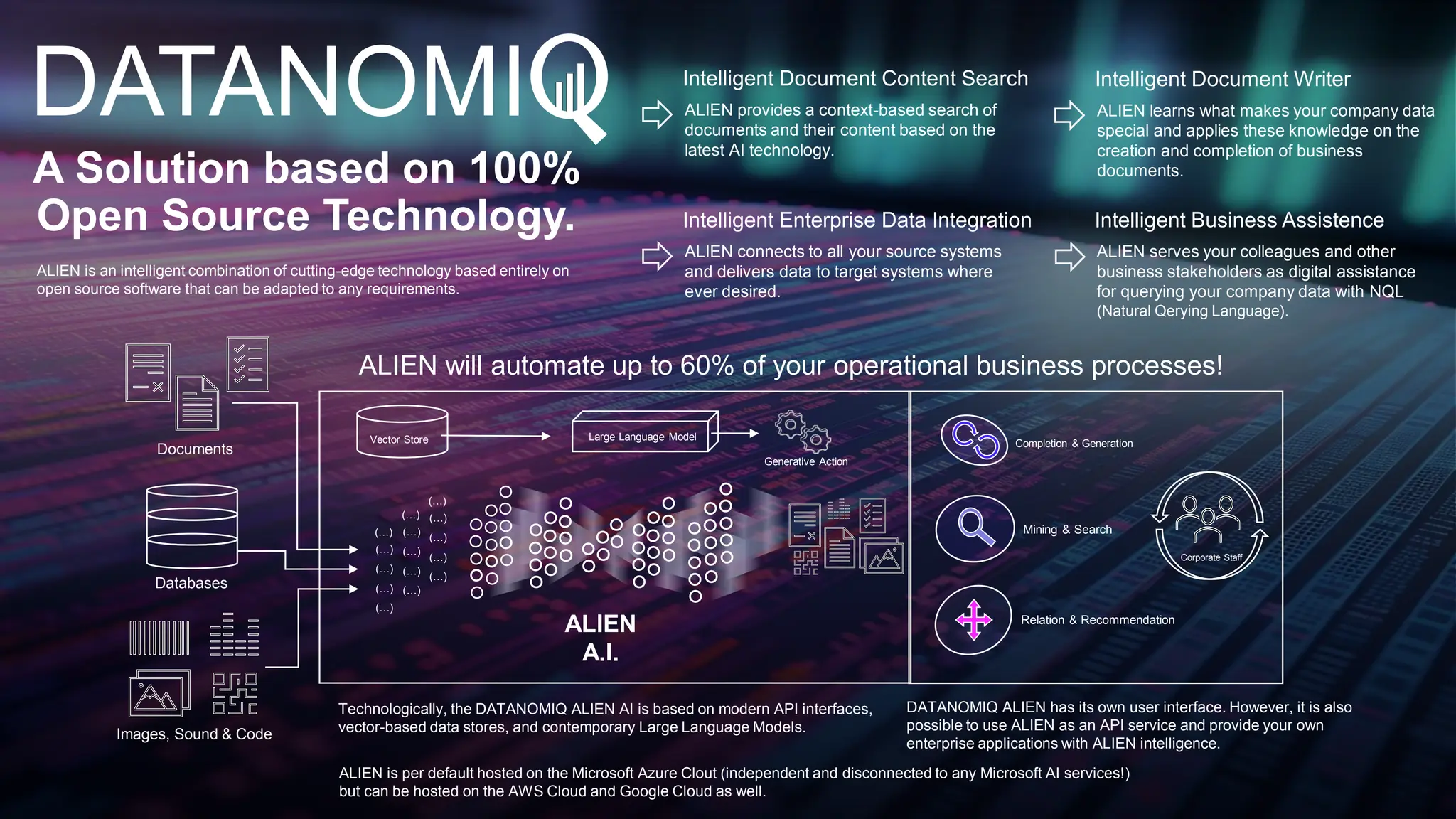 DATANOMIQ ALIEN AI - Automate your Business with AI | PDF