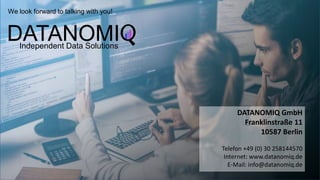 DATANOMIQ ALIEN AI - Automate your Business with AI | PDF