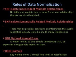 Data normailazation | PPT