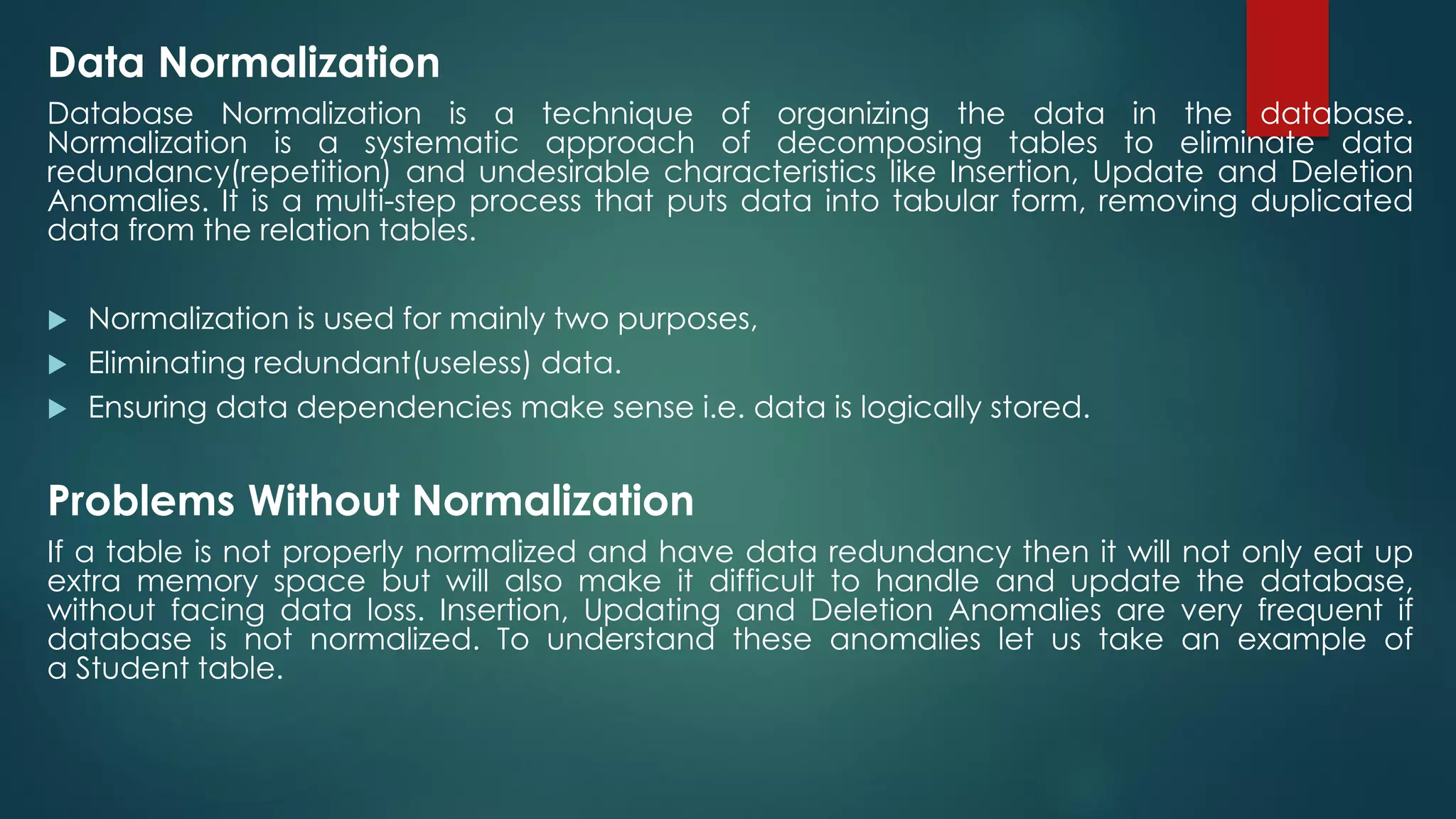 Data normalization | PPT