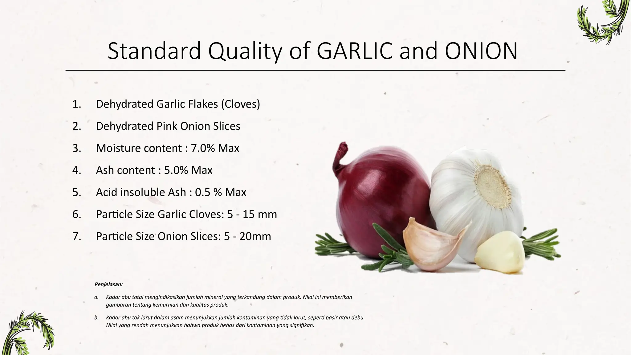 Data of Onion and Garlic world wide.pptx