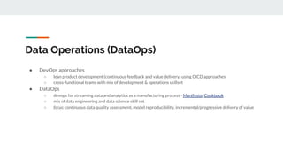 Towards Data Operations | PPT