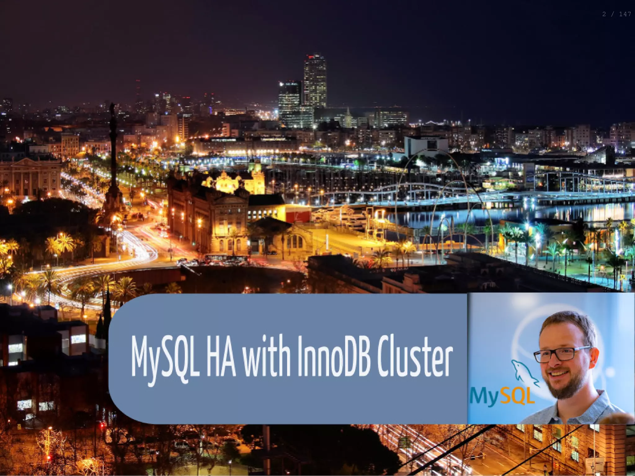 DataOps Barcelona - MySQL HA so easy... that's insane ! | PPT