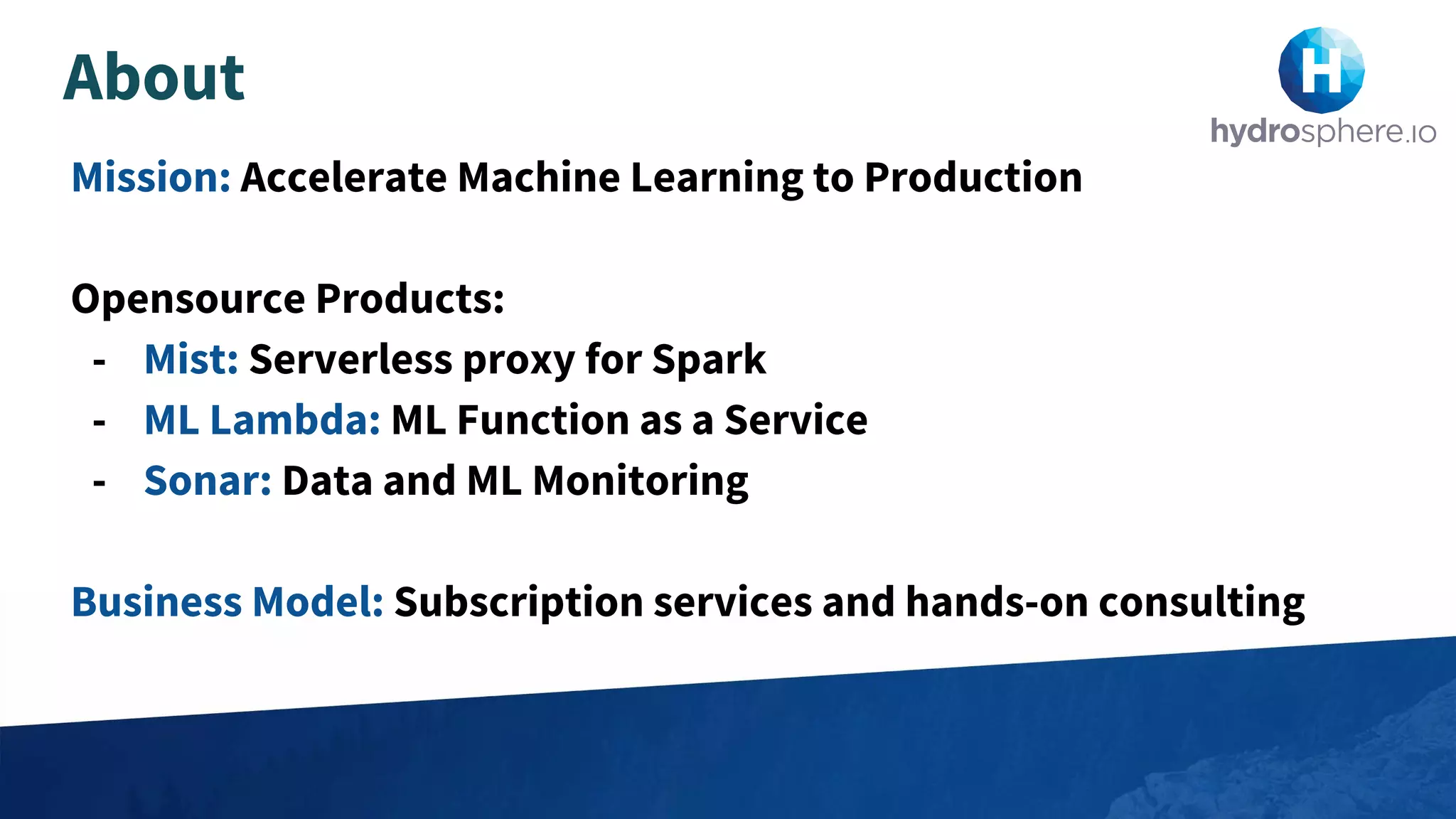 Data ops: Machine Learning in production | PPT