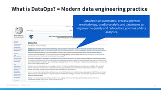 DataOps @ Scale: A Modern Framework for Data Management in the Public Sector | PPTX
