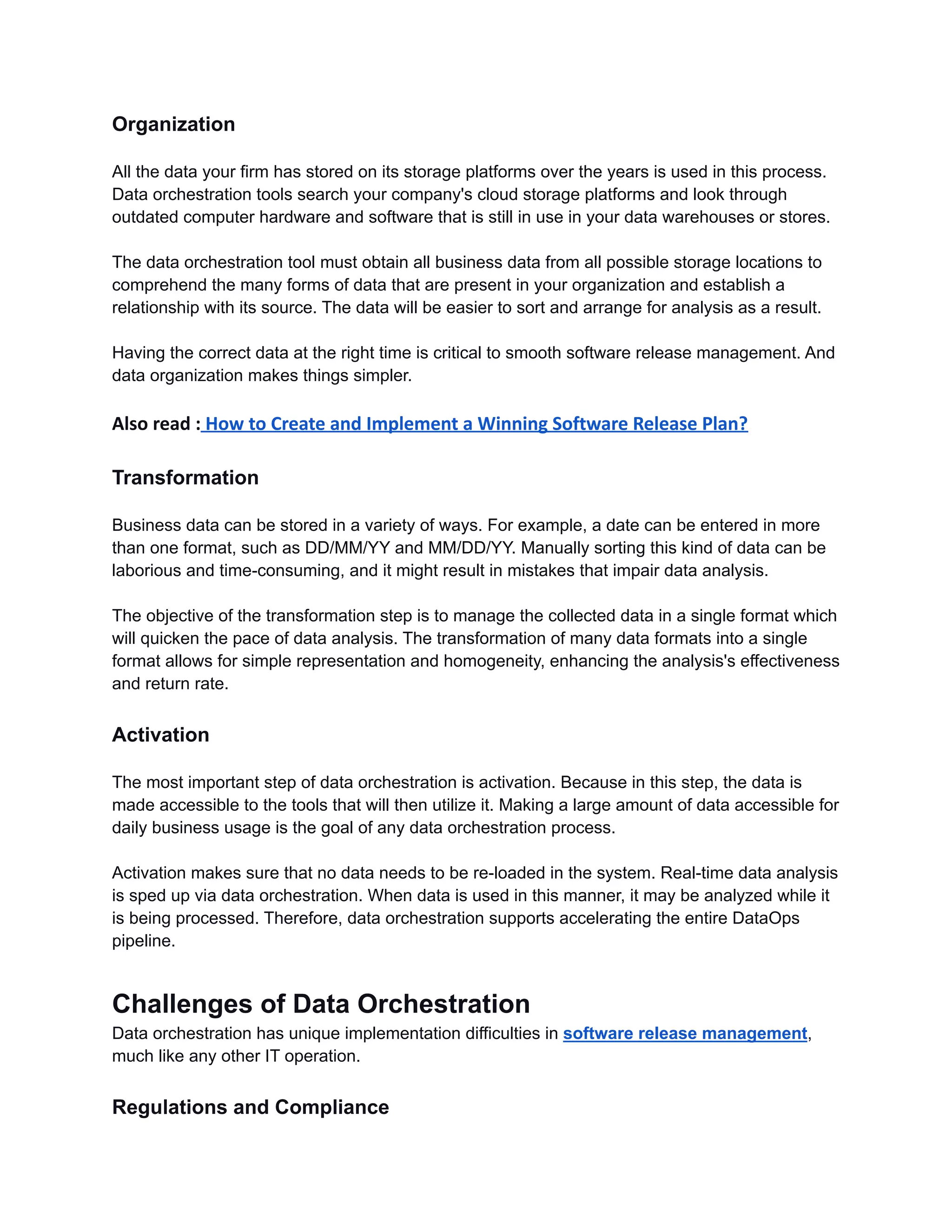 Data Orchestration Solution: An Integral Part of DataOps | PDF | Databases | Computer Software ...