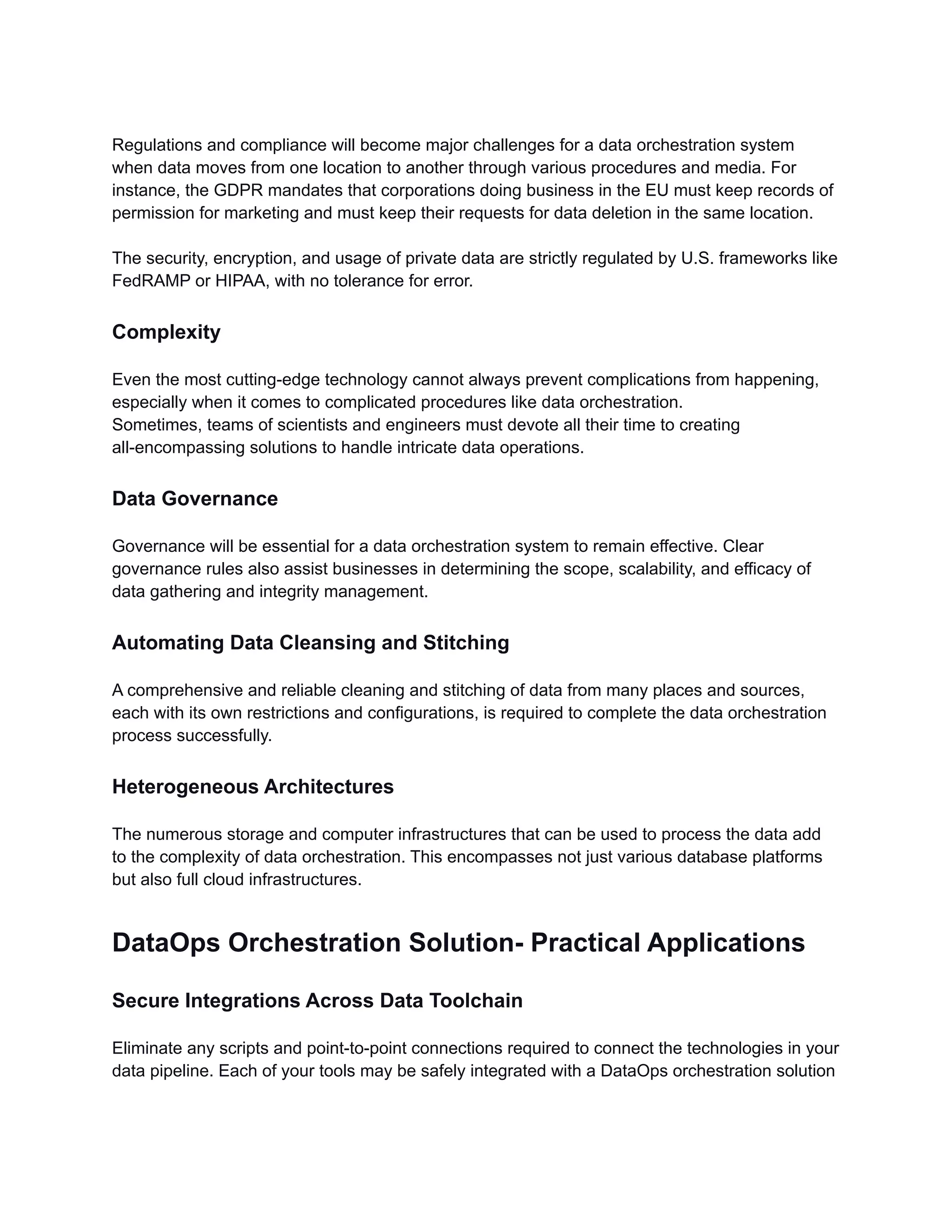 Data Orchestration Solution: An Integral Part of DataOps | PDF | Databases | Computer Software ...