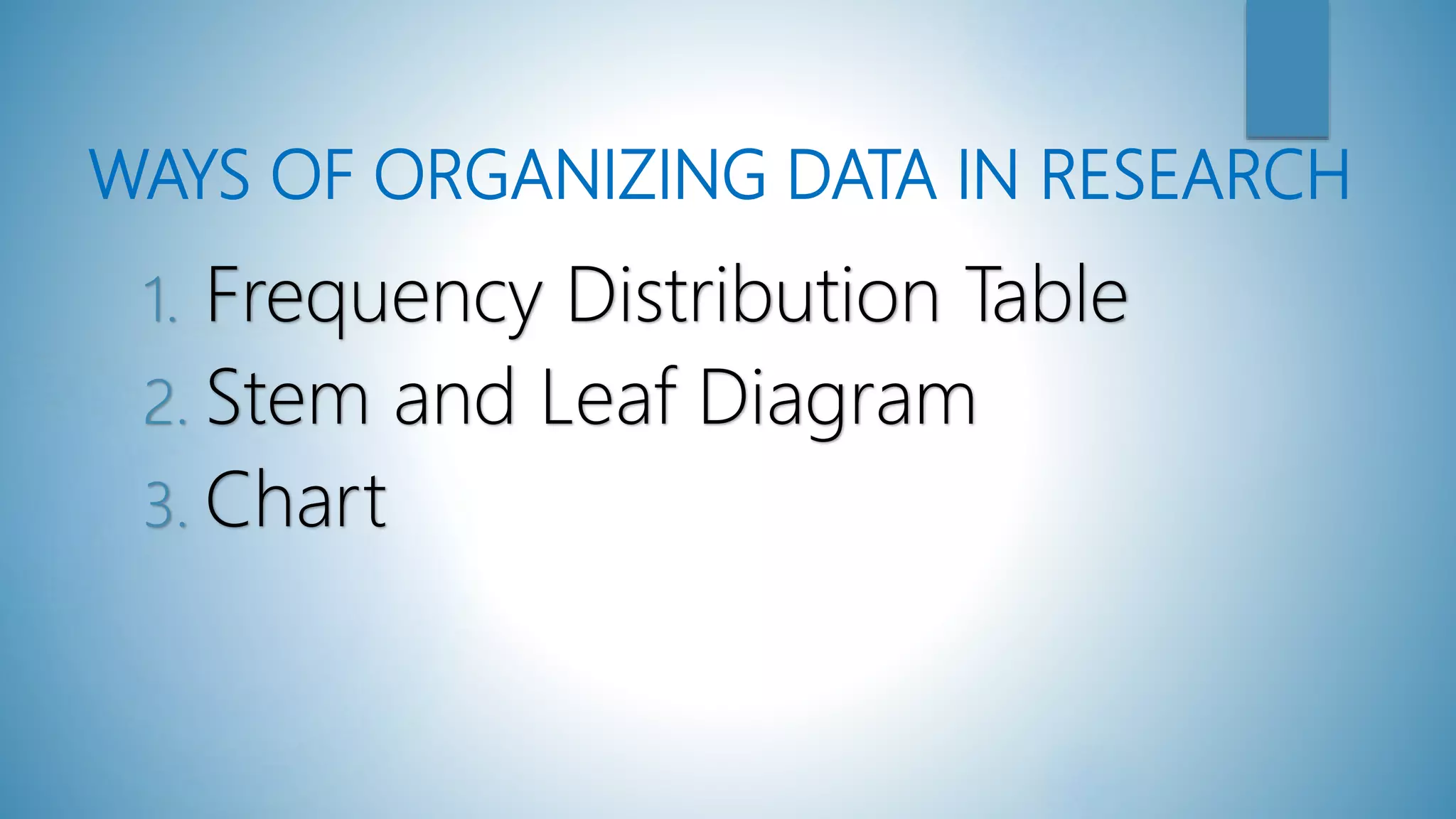 Data organization | PPTX