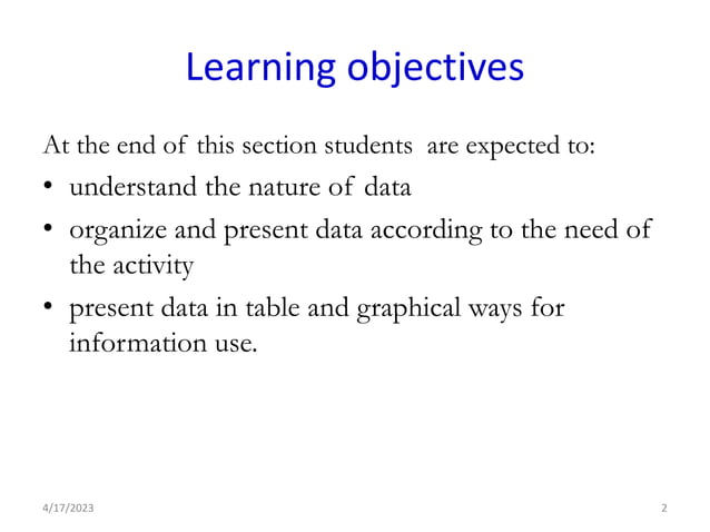data organization and presentation.pptx