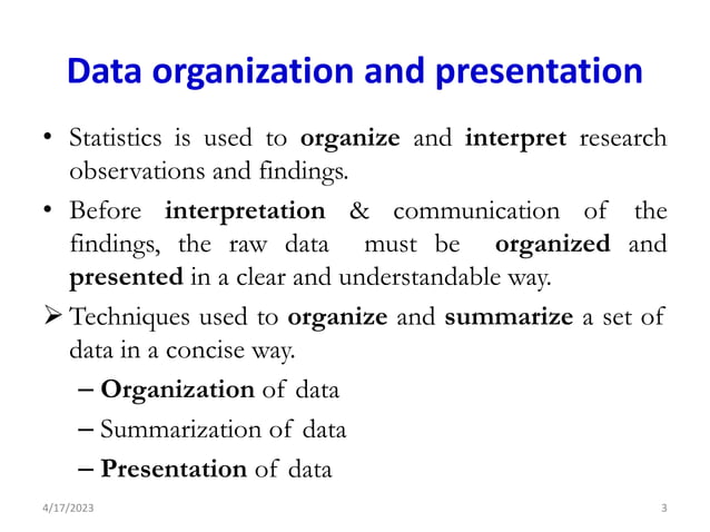 data organization and presentation.pptx