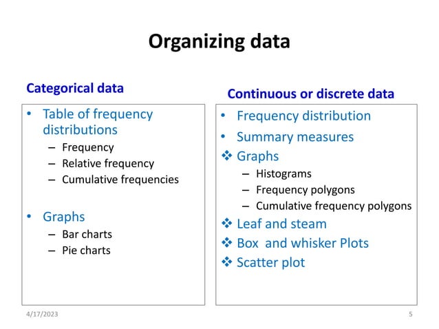 data organization and presentation.pptx
