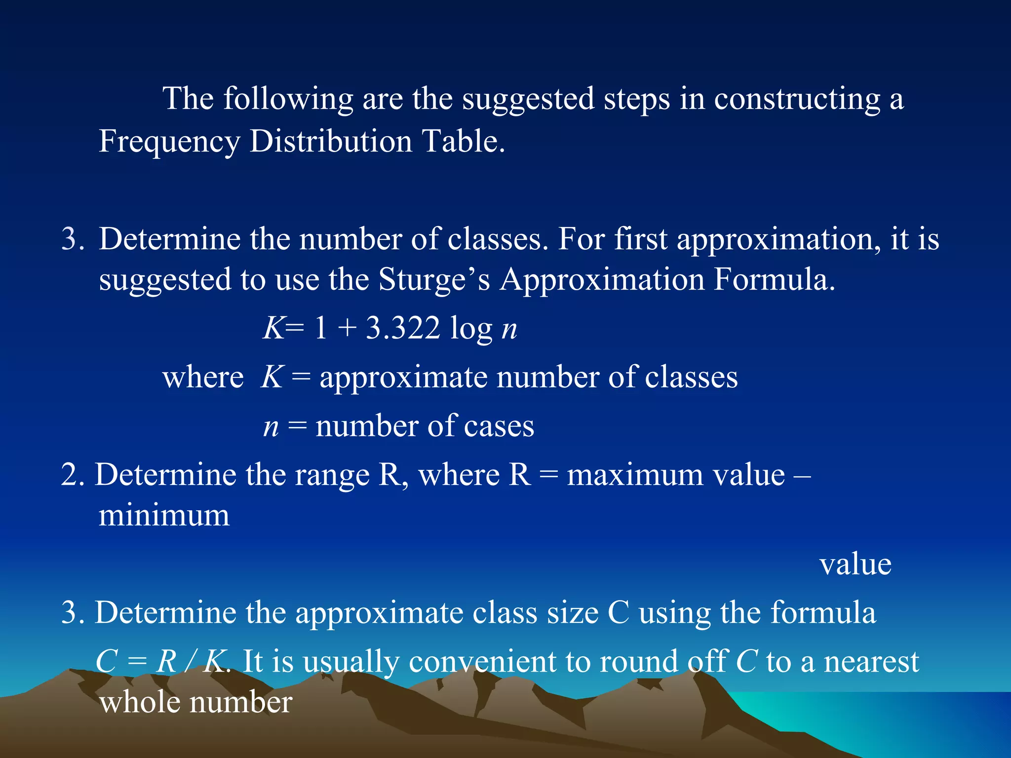 Data organization and presentation (statistics for research) | PPT