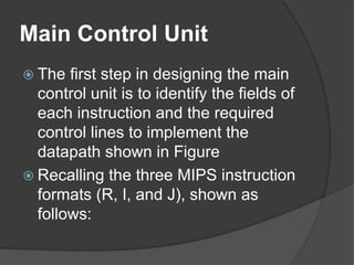 Datapath Design of Computer Architecture | PPTX