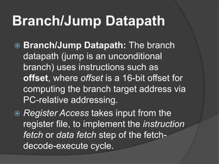 Datapath Design of Computer Architecture | PPTX