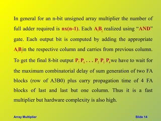 Datapath subsystem multiplication | PPT
