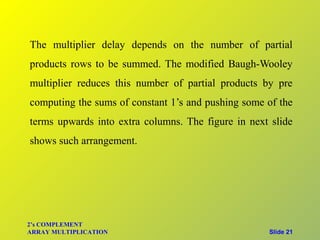 Datapath subsystem multiplication | PPT