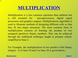 Datapath subsystem multiplication | PPT