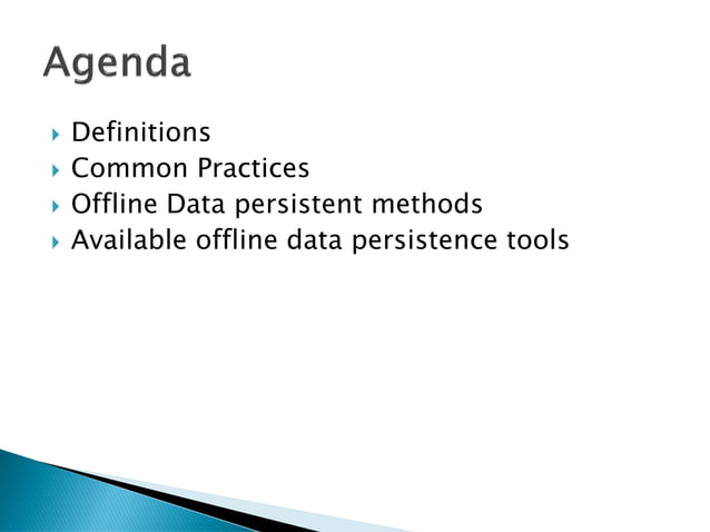 Data Persistence Using Pouchdb And Couchdb Ppt