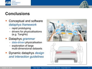 Towards a Framework for Dynamic Data Physicalisation | PDF