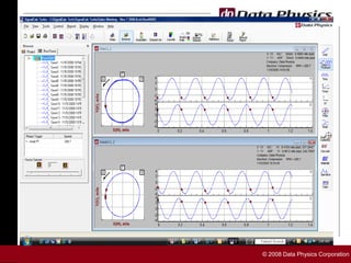 Data Physics SignalCalc Dynamic Signal Analyzer | PPTX