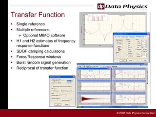 Data Physics SignalCalc Dynamic Signal Analyzer | PPTX