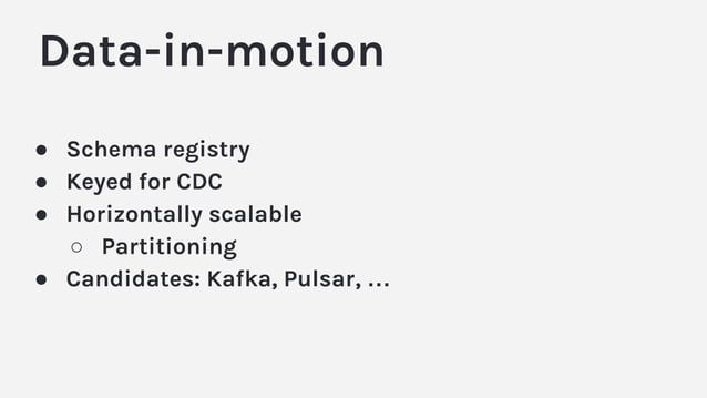 Data platform architecture principles - ieee infrastructure 2020 | PDF ...