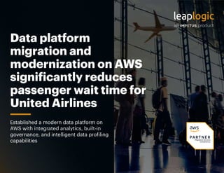 Data Platform Migration and Modernization on AWS | PDF
