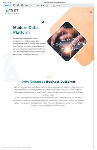 Modernize Your Data Platform for Improved Business Insights | PDF