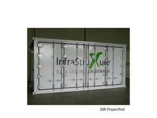 Datapod Modular Containerized Solution | PPTX | Information Services Industry | Industries