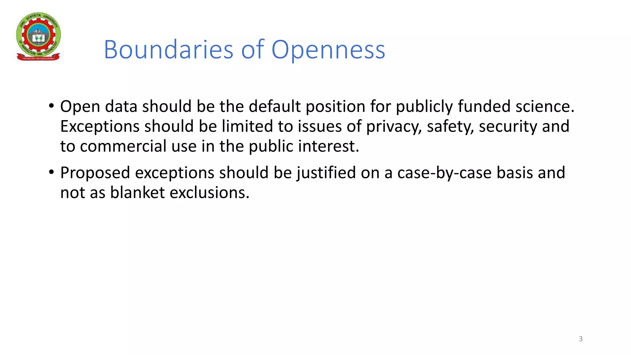 Data Policy Frameworks/Joseph Wafula | PPT