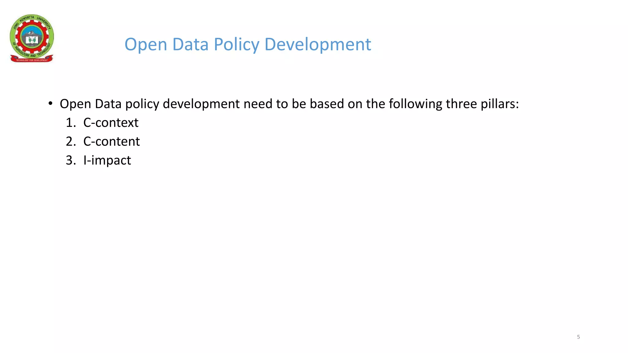 Data Policy Frameworks/Joseph Wafula | PPT