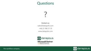 Datapolis Workflows Introduction | PPT