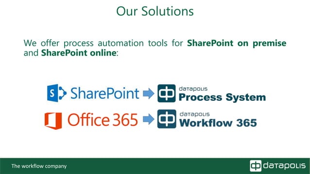 Datapolis Workflows Introduction | PPT