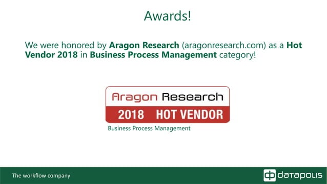 Datapolis Workflows Introduction | PPT